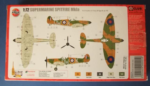 Yoryi (puntocom) - Modelismo y Maquetas - Supermarine Spitfire MkIa - Airfix 1/72 - Nuevo molde ...